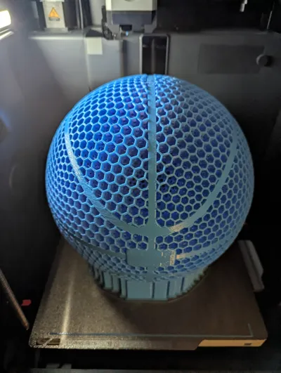 PEBA Airless Basketball (Size 6 and 7) - Free 3D Print Model - MakerWorld