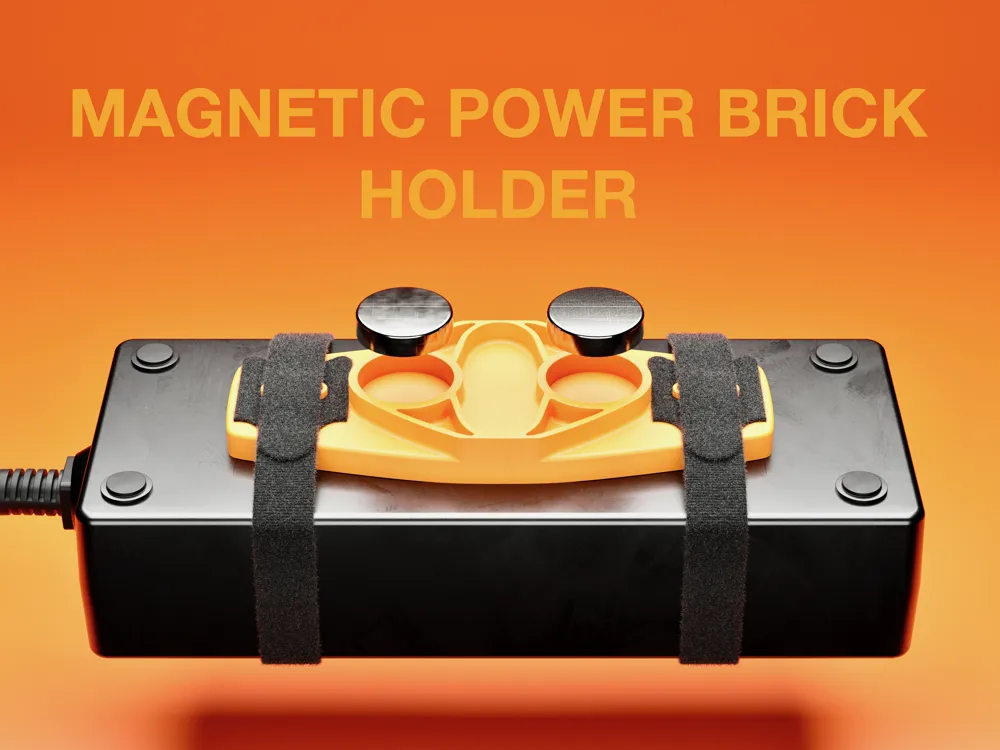 LTT Power Brick Holder Magnetic Bracket by MilloDesign - MakerWorld