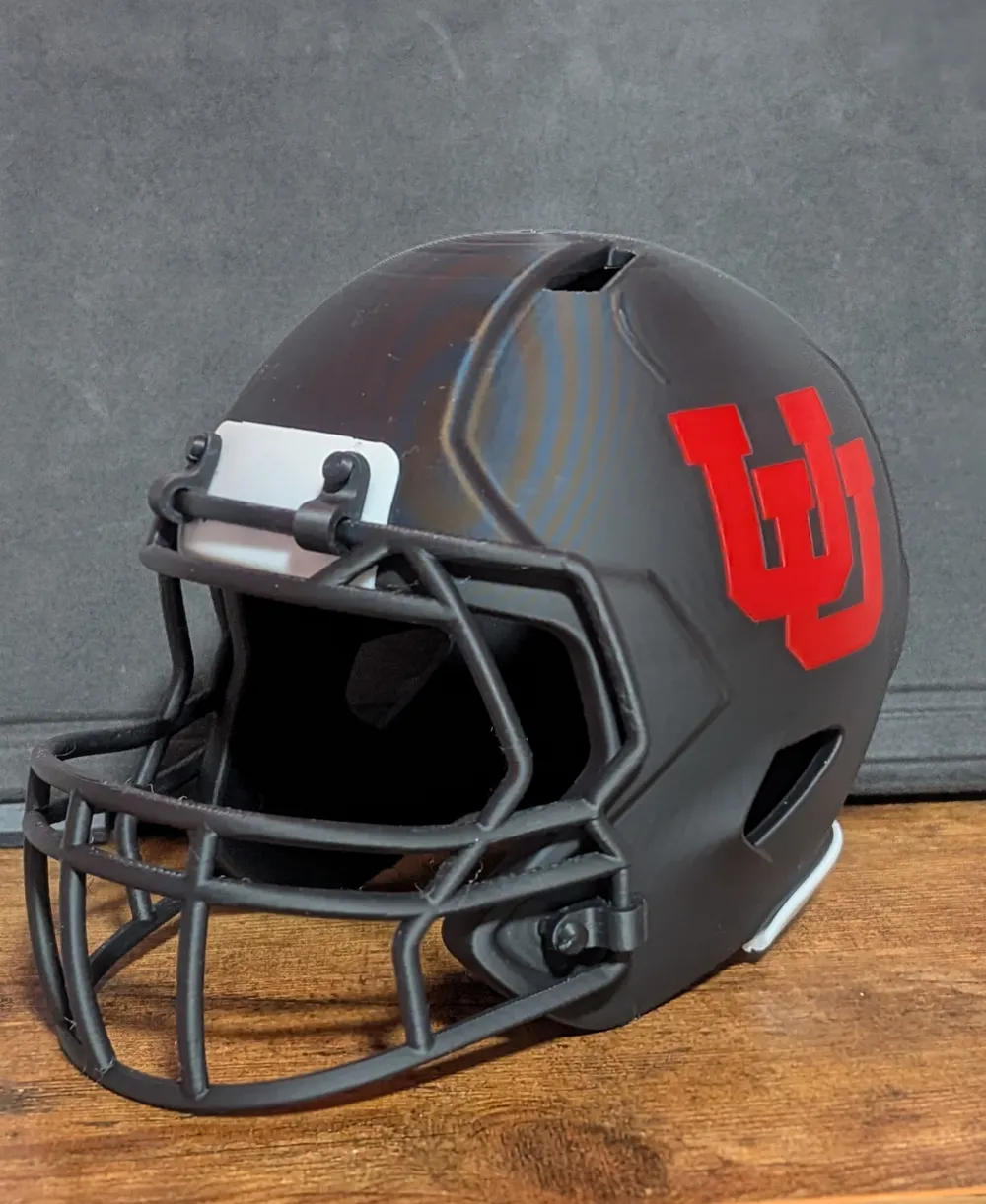 Mini Utah Utes Football Helmet - Free 3D Print Model - MakerWorld