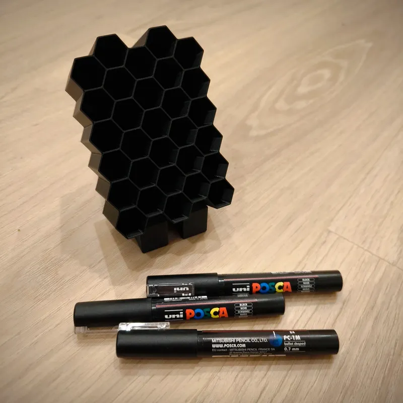 Organizer for 30 Posca PC-1M and PC-3M markers Remixed by marty ...