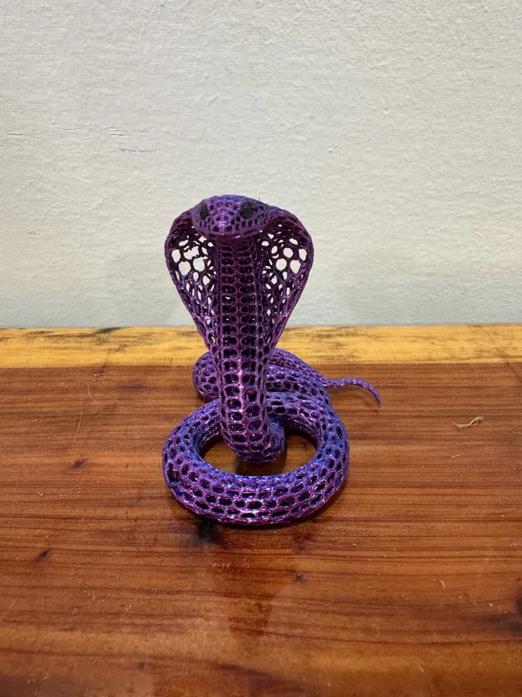 Voronoi King Cobra - Free 3D Print Model - MakerWorld