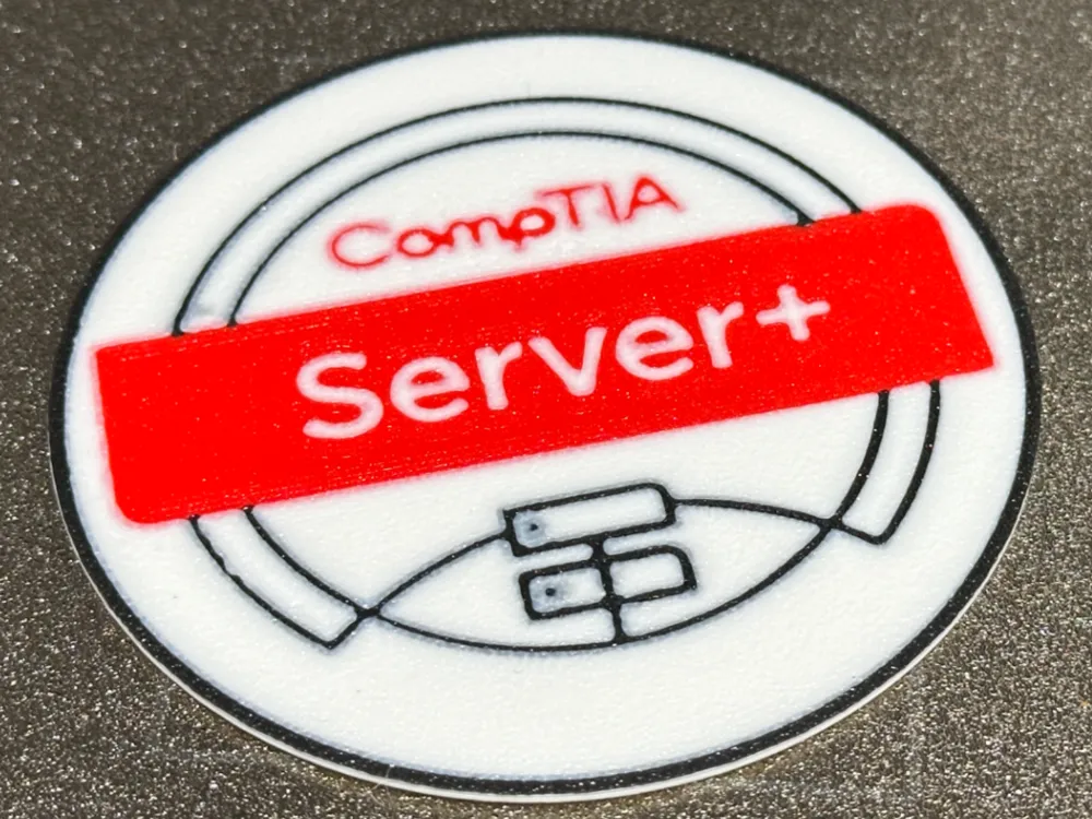 CompTIA Server+ Coaster by A1 Graphix MakerWorld: Download Free 3D Models