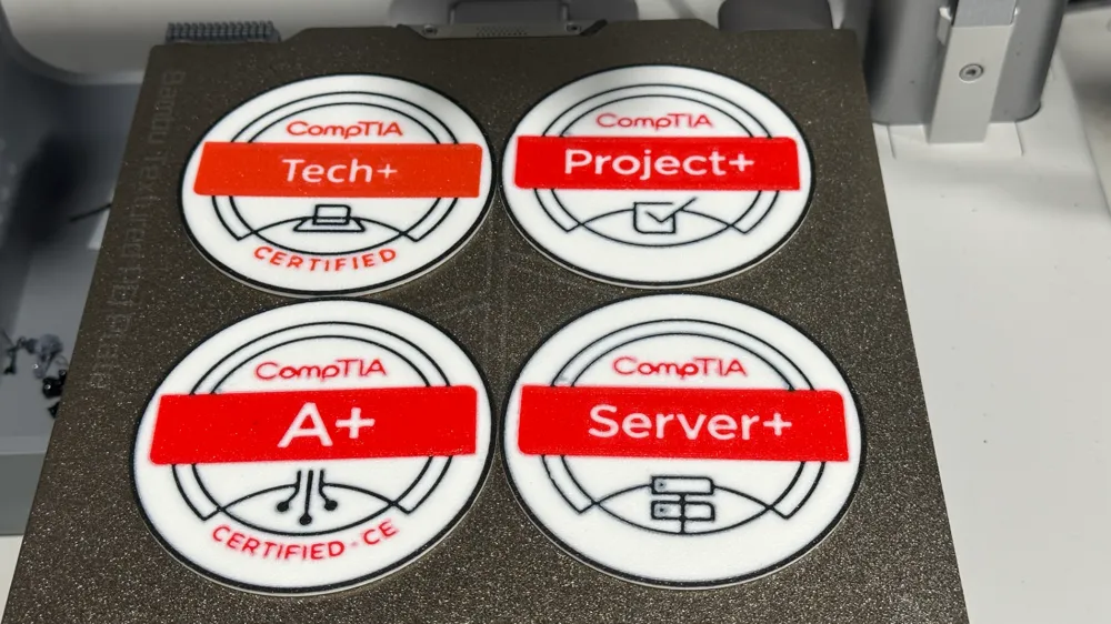 CompTIA Server+ Coaster by A1 Graphix MakerWorld: Download Free 3D Models