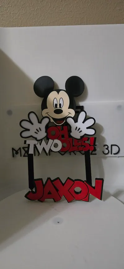 Mickey Cake topper by Meta forge - MakerWorld