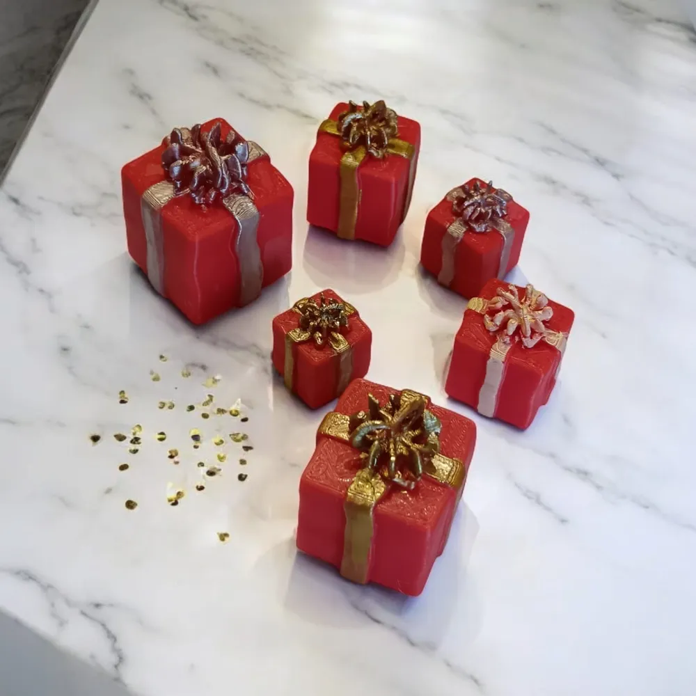 3D Printable Gift Box Set - 6 Miniature Presents by PS3D CREATIVE ...
