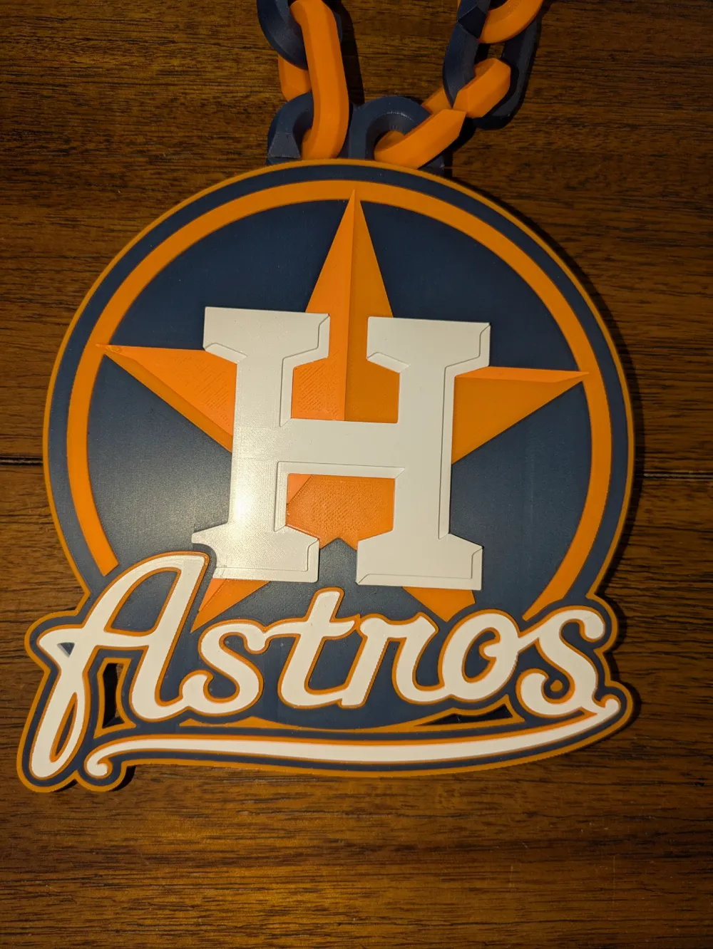 Houston Astros custom logo oversized chain by Happy Day Fun Merch ...
