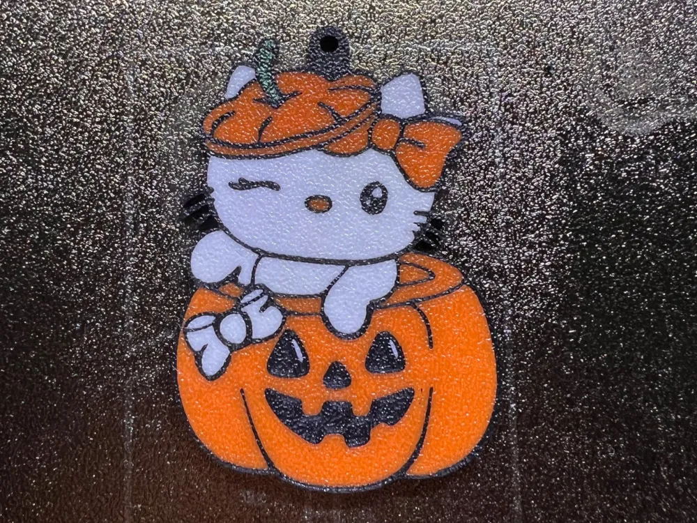 Halloween Hello Kitty by StudBuffin MakerWorld: Download Free 3D Models