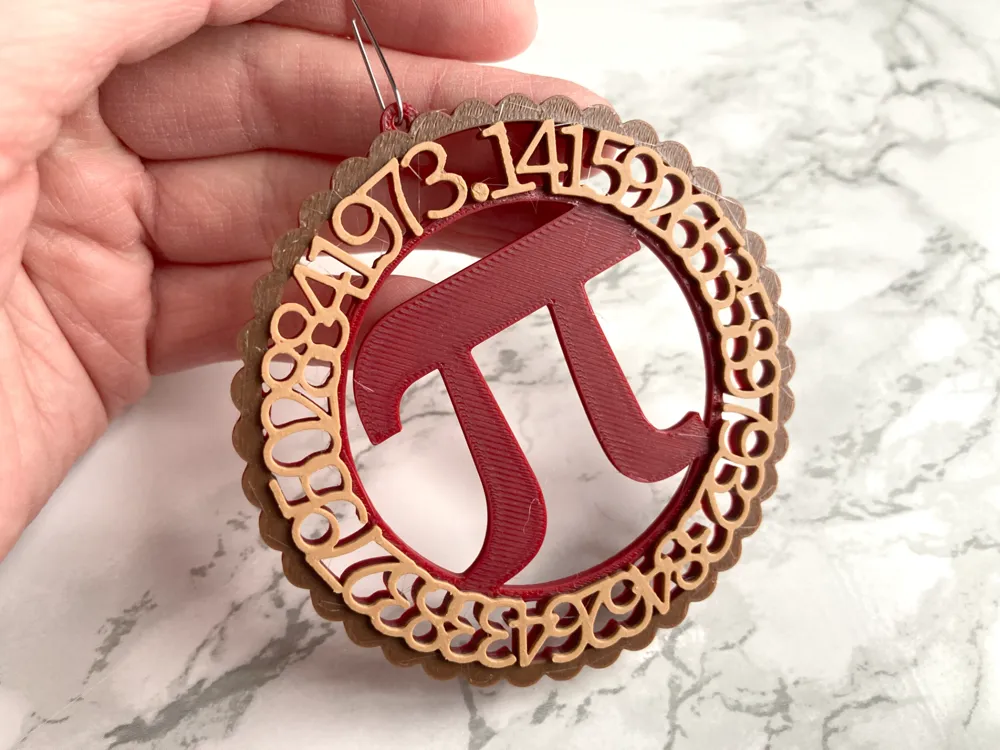 Pi Pie Ornament by PenolopyBulnick - MakerWorld