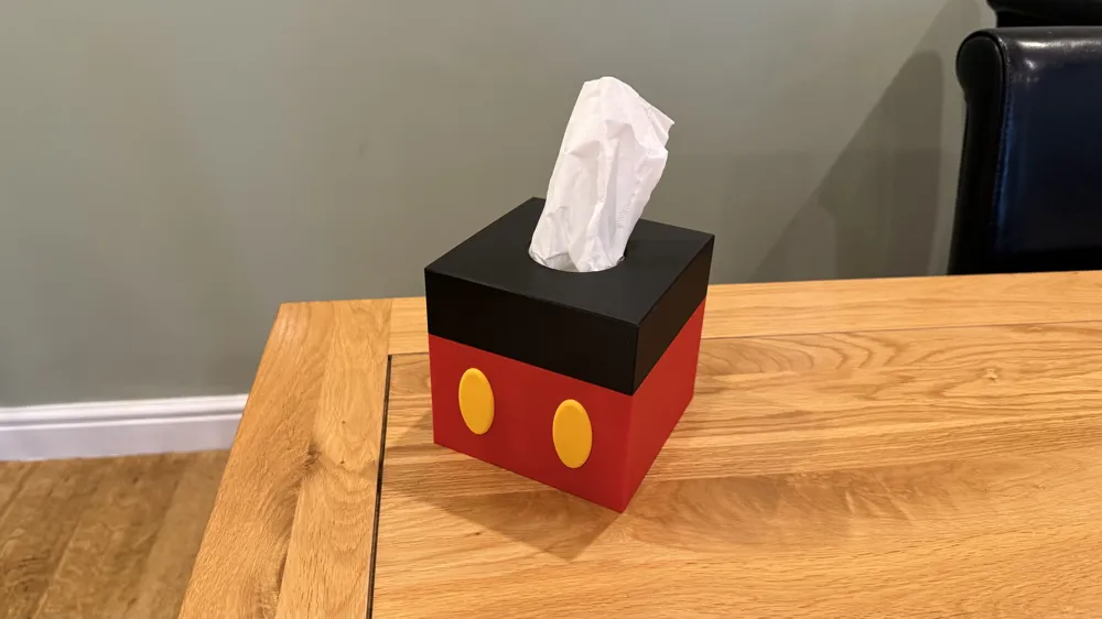 Mickey Mouse Tissue Box by Dave Wilson MakerWorld: Download Free 3D Models