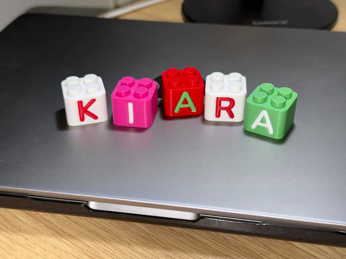 Personalized Square Name Blocks - Free 3D Print Model - MakerWorld