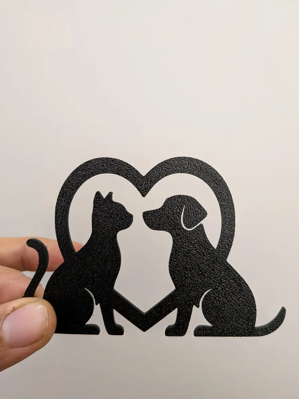 cat + dog love by Arcangelo215 MakerWorld: Download Free 3D Models