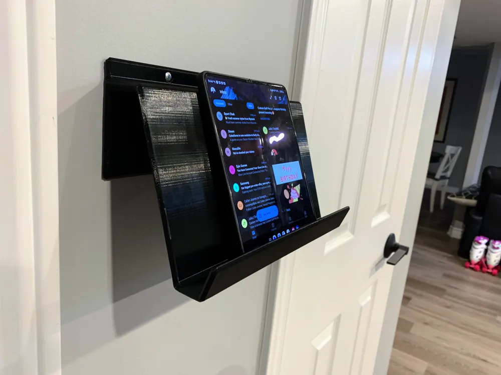 Laptop & Phone Stand - Wall Mount by nweishar - MakerWorld