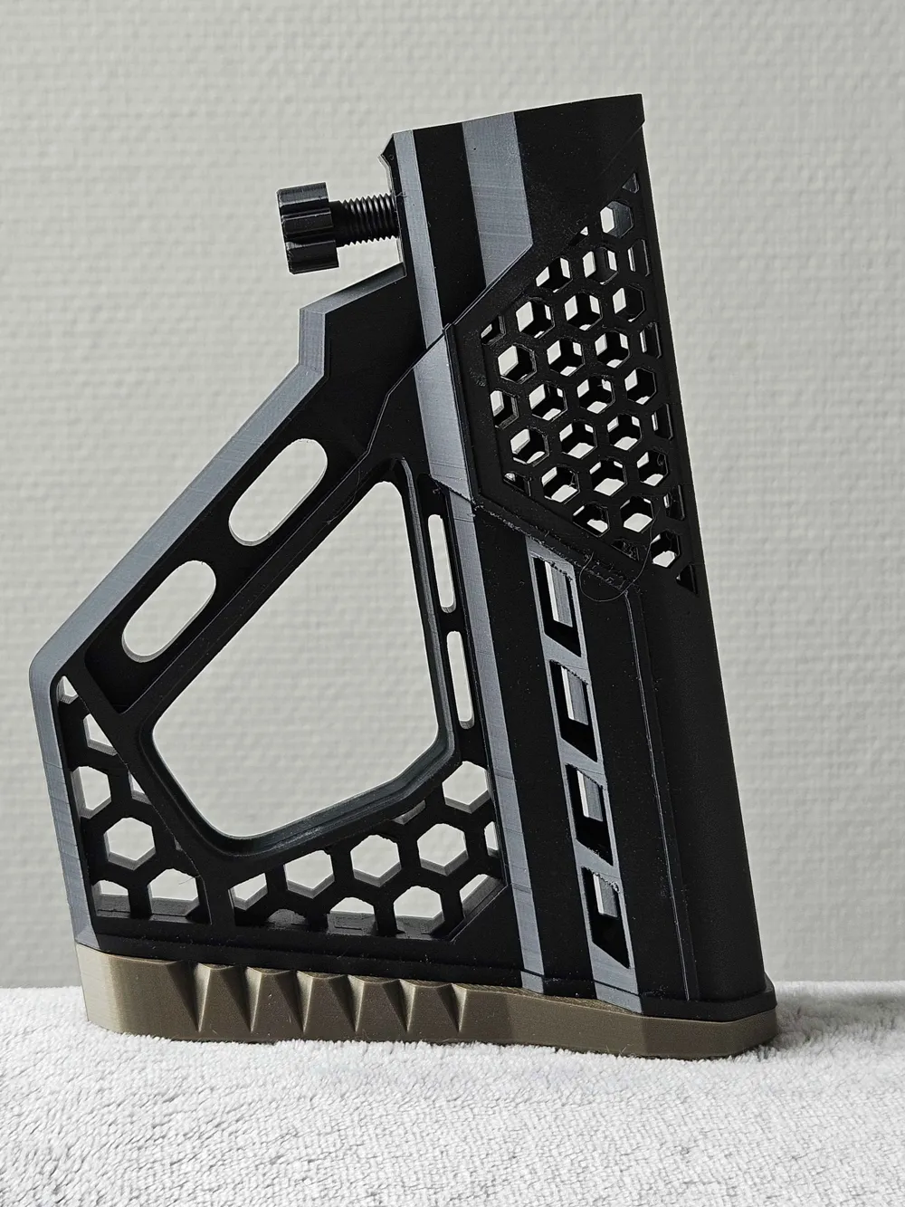 Custom Hexon Airsoft Stock for buffer tubes - Free 3D Print Model ...