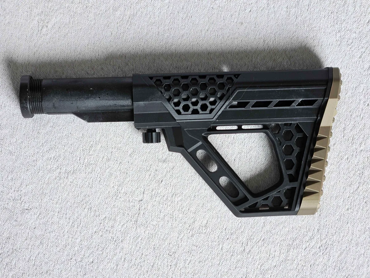 Custom Hexon Airsoft Stock for buffer tubes - Free 3D Print Model ...