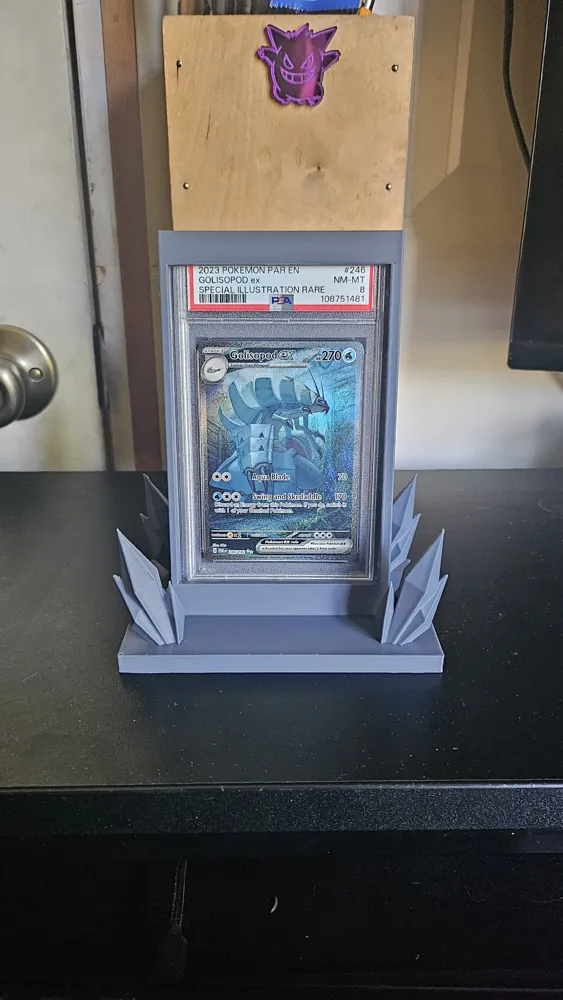 PSA Graded Card Display Stand Crystal by JibblyBat3DPrints MakerWorld ...