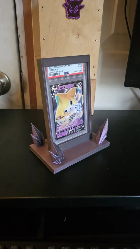 PSA Graded Card Display Stand Crystal by JibblyBat3DPrints MakerWorld ...