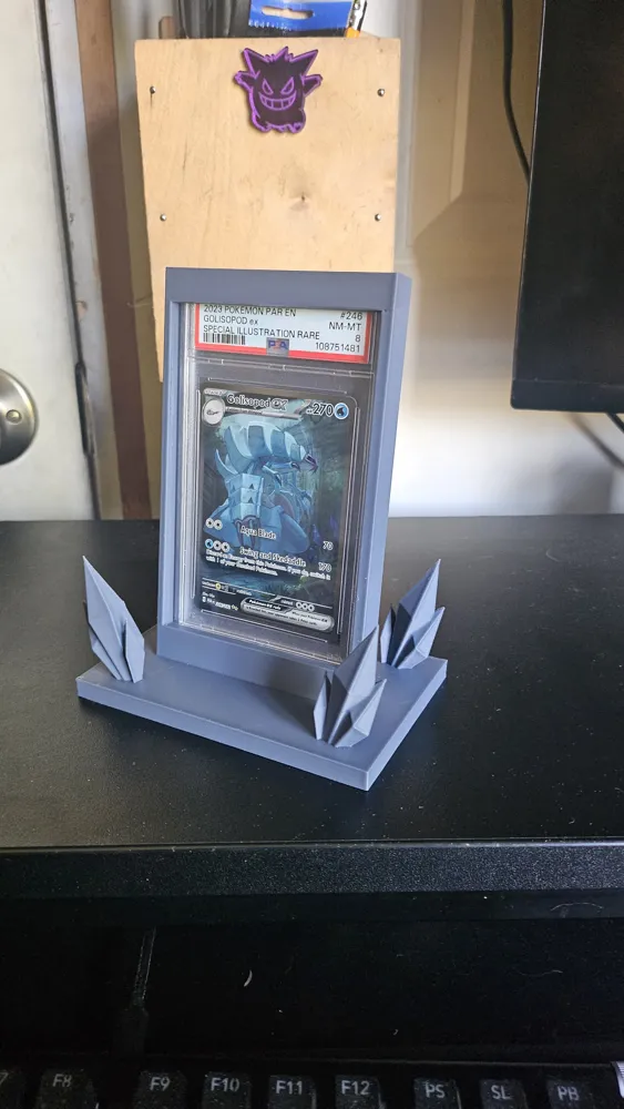 PSA Graded Card Display Stand Crystal by JibblyBat3DPrints MakerWorld ...