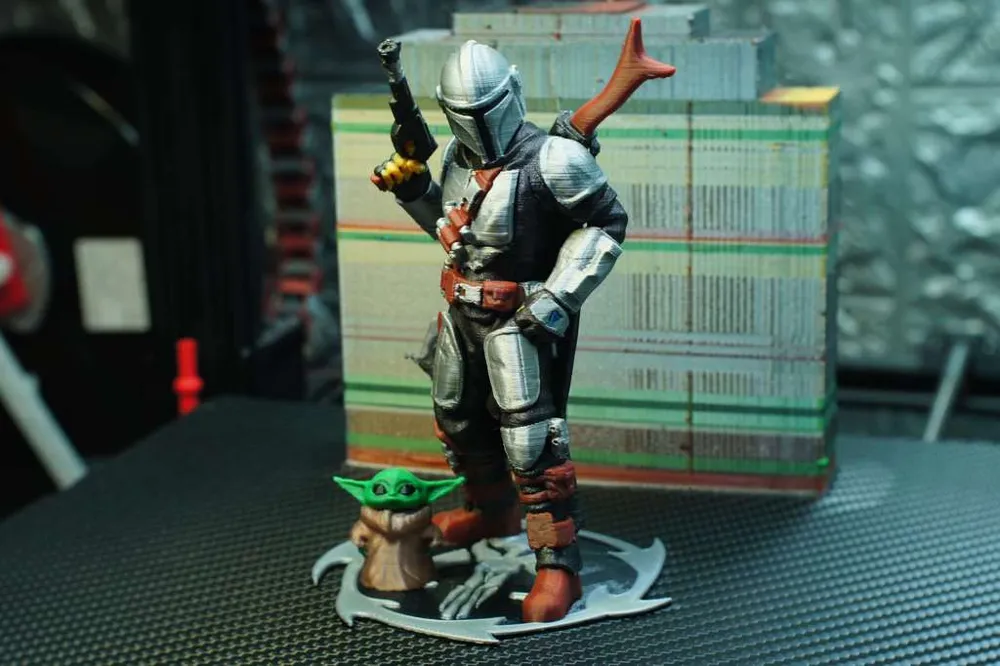 Mandalorian MultiColour for Bambu AMS MMU Smuff Mosaic Palette Remixed ...