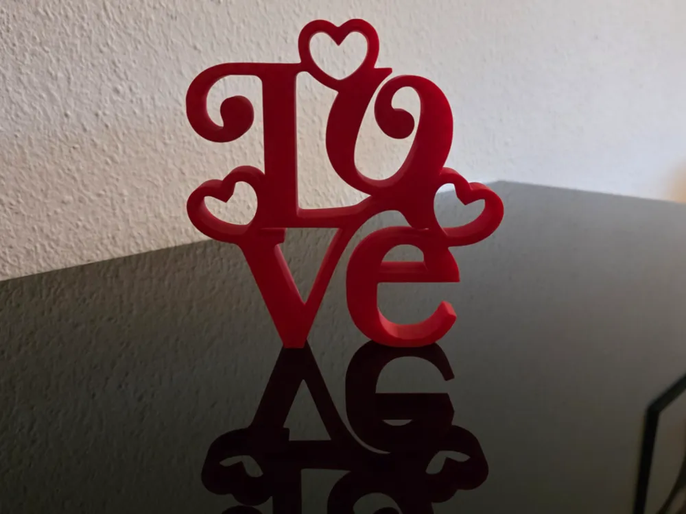 Love standing deco by mixersnk MakerWorld: Download Free 3D Models
