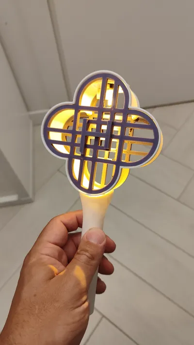 Huntr/x Light Stick – Glow Up Edition - Free 3D Print Model - MakerWorld