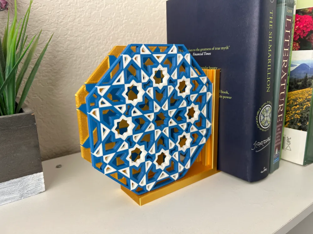 Modular Bookend System with Two Included Inserts by TwinMoons - MakerWorld