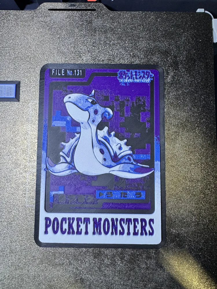 Lapras Display Card - Chroma Canvas - Free 3D Print Model - MakerWorld
