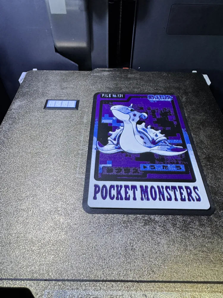 Lapras Display Card - Chroma Canvas - Free 3D Print Model - MakerWorld