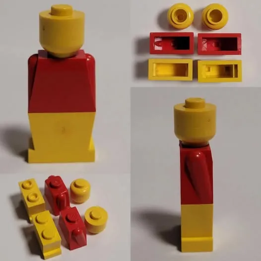 Classic Minifigure Prototype – 500% Scale Model - Free 3D Print Model ...