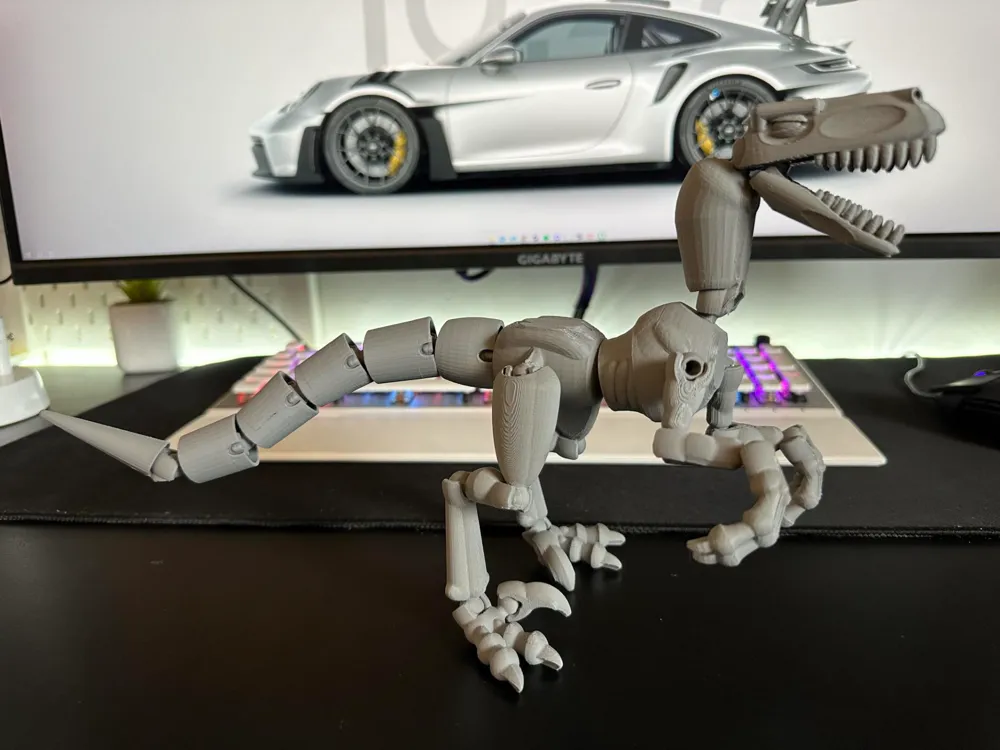 Articulated Dinosaur (modular) by chuuubert MakerWorld: Download Free ...
