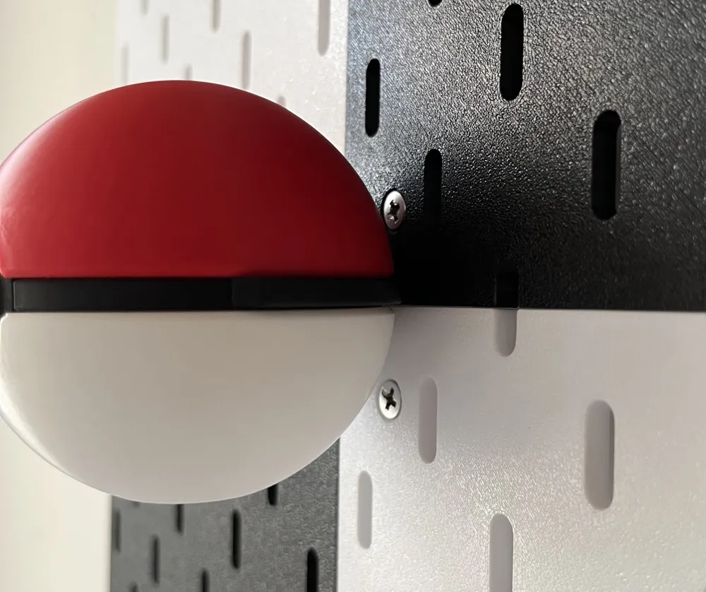 Pokeball Pegboard Display Stand Holder_Traceless_Hidden_Invisible ...