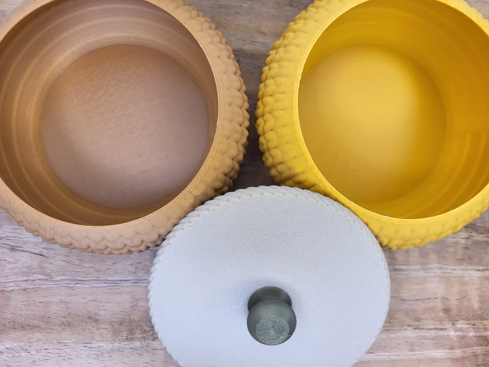 Jewelry Box Stackable Textile No1 by Art Design. 3D - MakerWorld