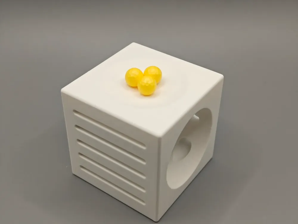 Modular Desktop Organizer Hexahedron Each side offers distinct storage ...