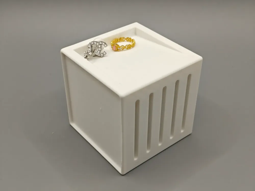 Modular Desktop Organizer Hexahedron Each side offers distinct storage ...