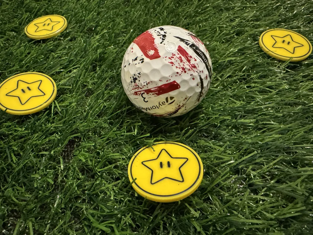 Super Mario themed Golf Ball Markers - Free 3D Print Model - MakerWorld