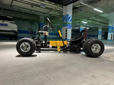 Go-Kart V1.1: Carbon Fiber Tubes and Nylon 3D-Printed Components - Free ...