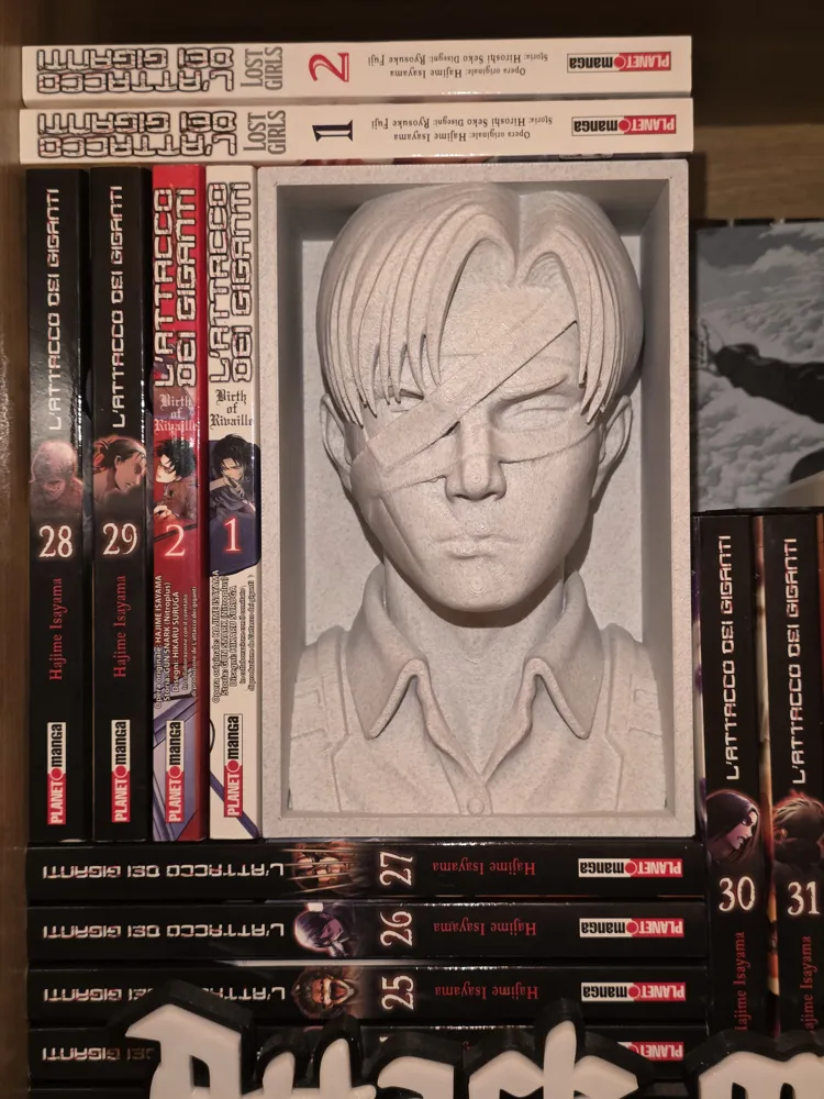 Levi Ackerman - Diorama da libreria - Attack on Titan - Modello di ...