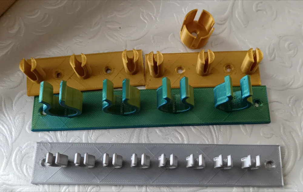 Cable Clamp Holders Desk Organizers Chargers - Free 3D Print Model ...