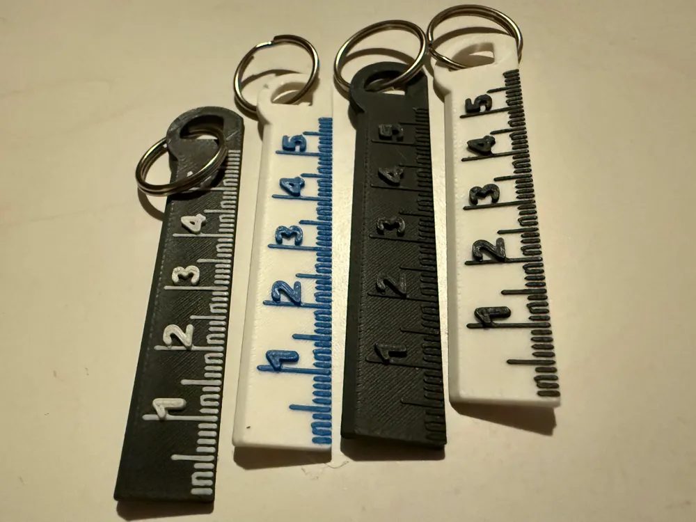Ruler for your Keychain by andysmith_ca - MakerWorld