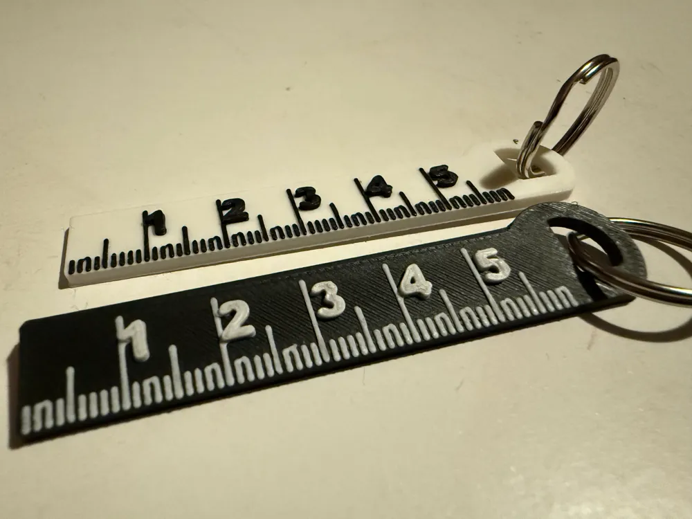 Ruler for your Keychain by andysmith_ca - MakerWorld