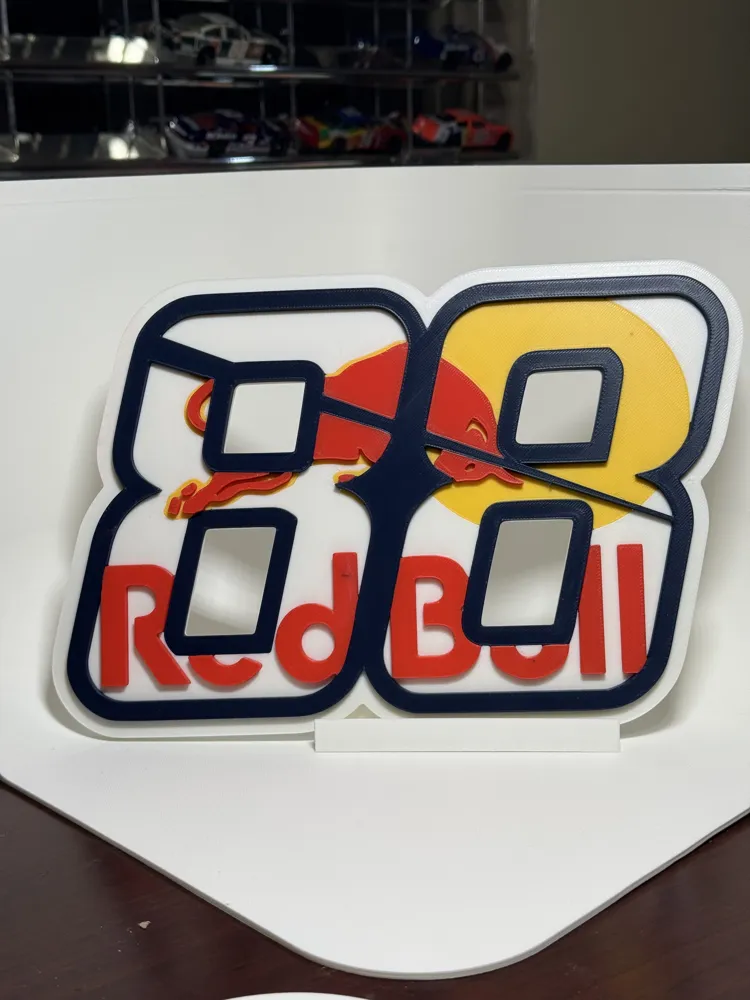Connor Zilisch Red Bull 88 NASCAR - Free 3D Print Model - MakerWorld
