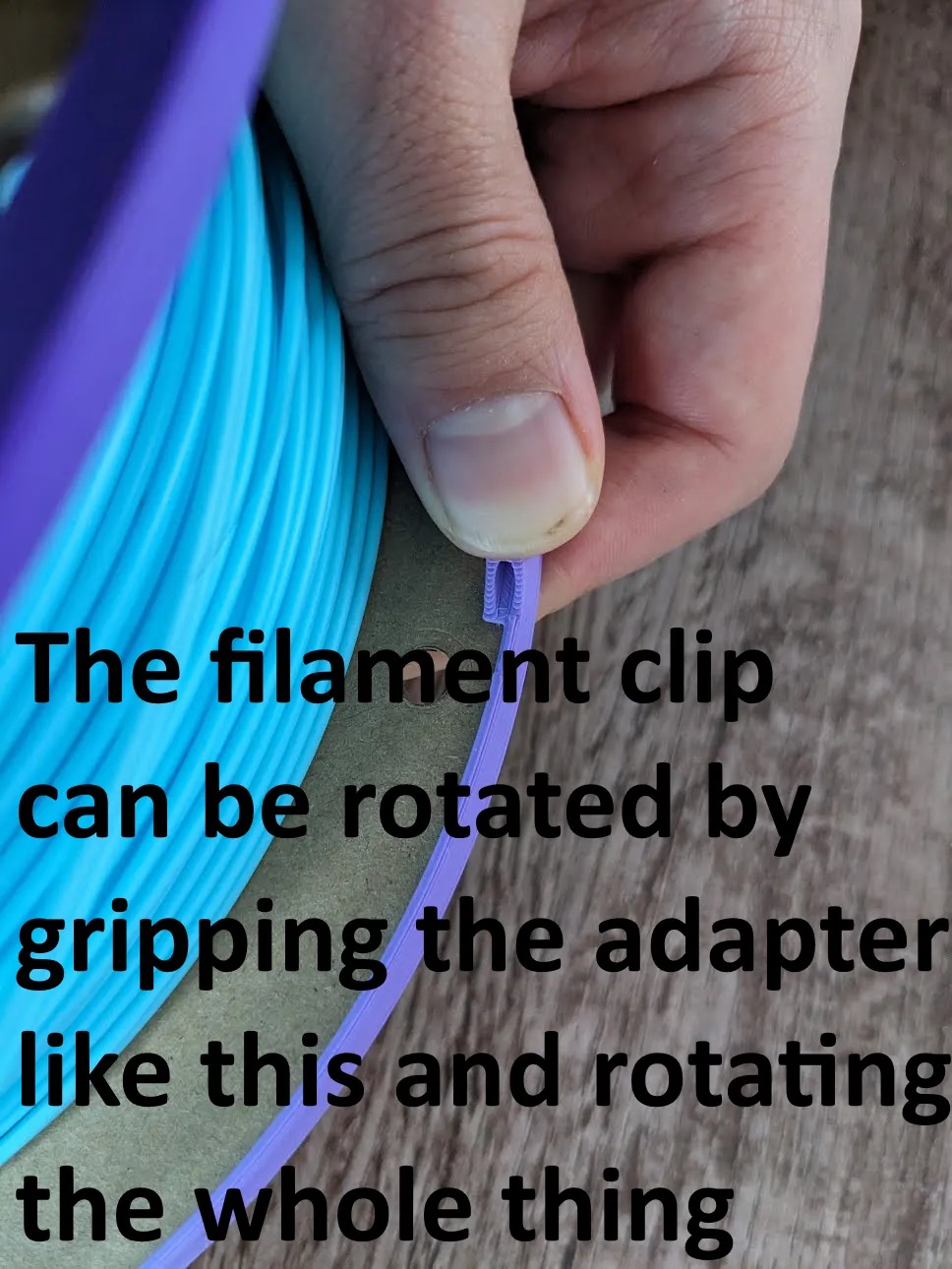 Polymaker Adapter + Filament Clip (PolyTerra Spool Adapter) by ...