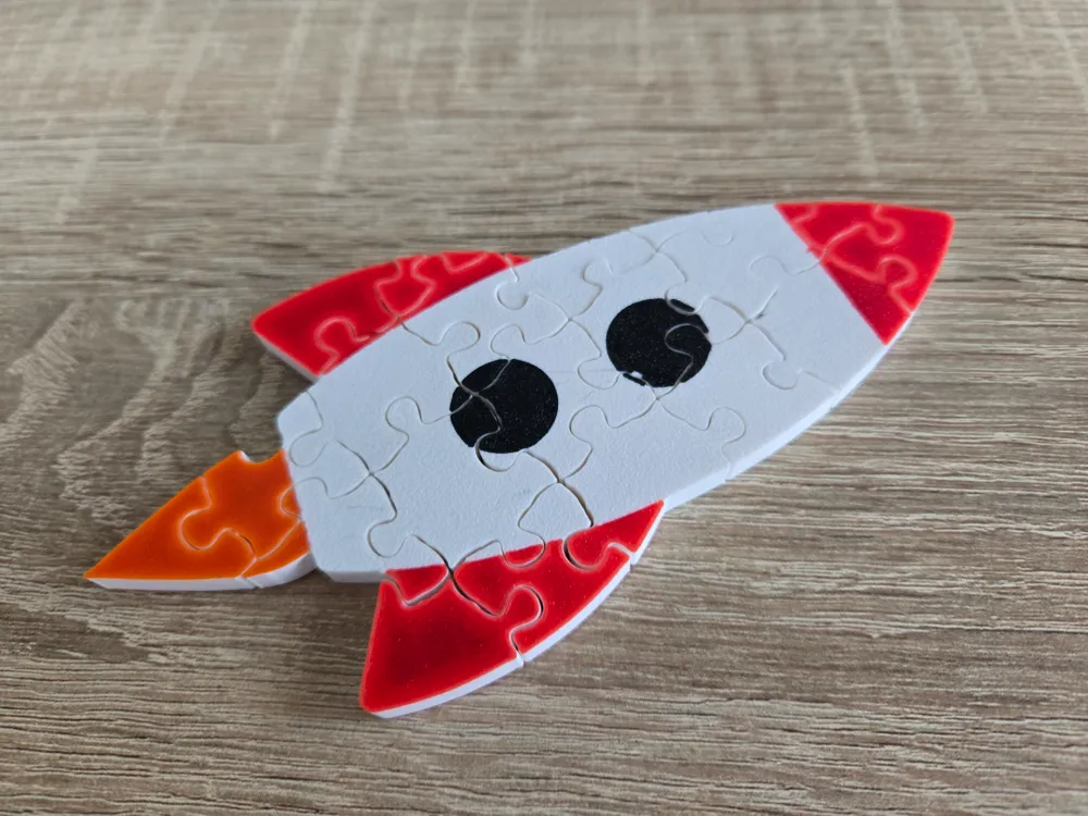 Spaceship 2x puzzle by 3Dcrabi - MakerWorld
