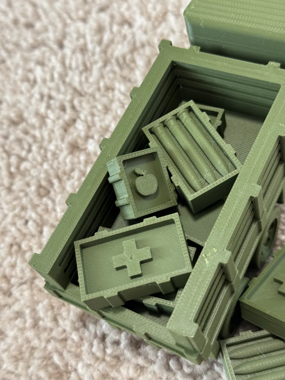 Army Men Supply Boxes - Free 3D Print Model - MakerWorld