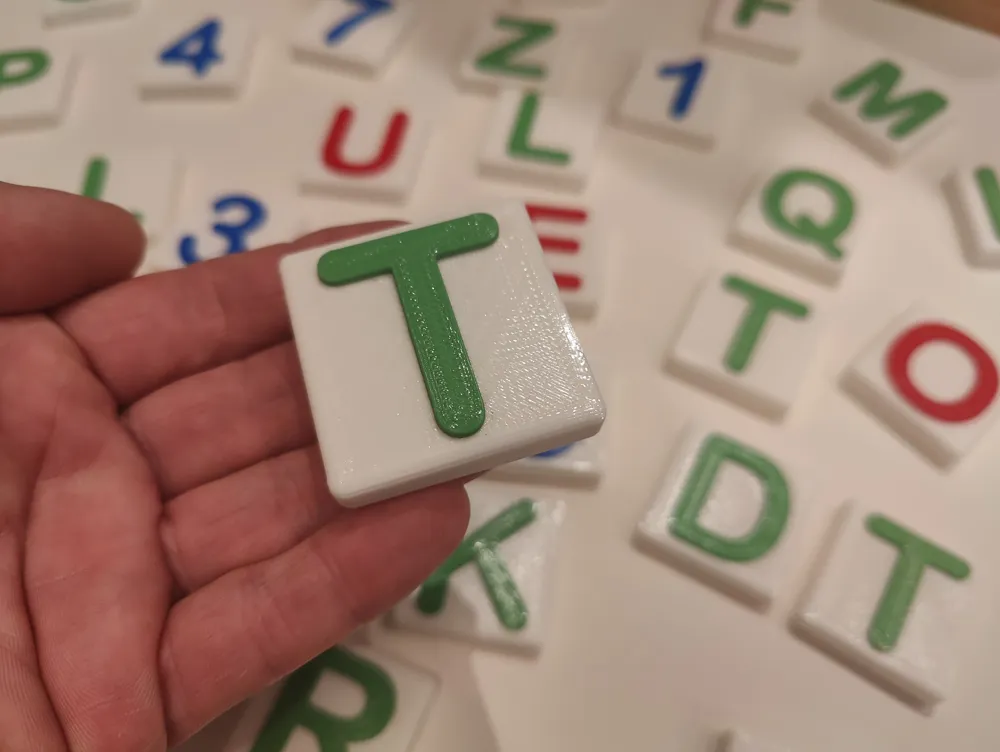 Montessori Tactile Alphabet and Numbers - Free 3D Print Model - MakerWorld