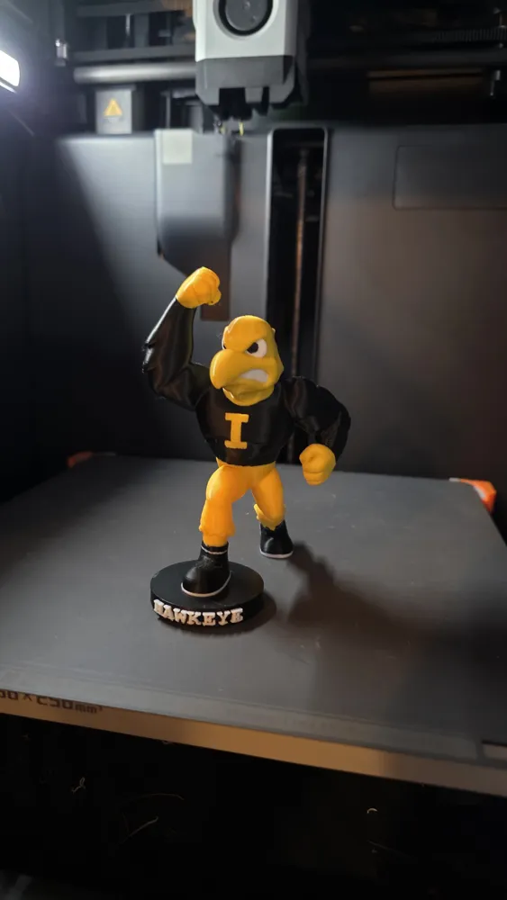 Iowa State Hawkeye (AMS) - Free 3D Print Model - MakerWorld