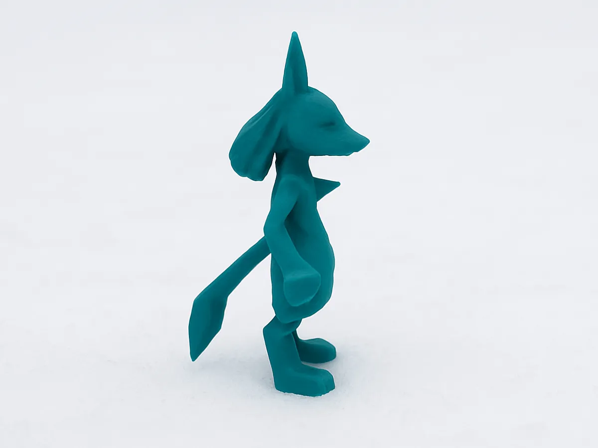 Low Poly Lucario - Free 3D Print Model - MakerWorld