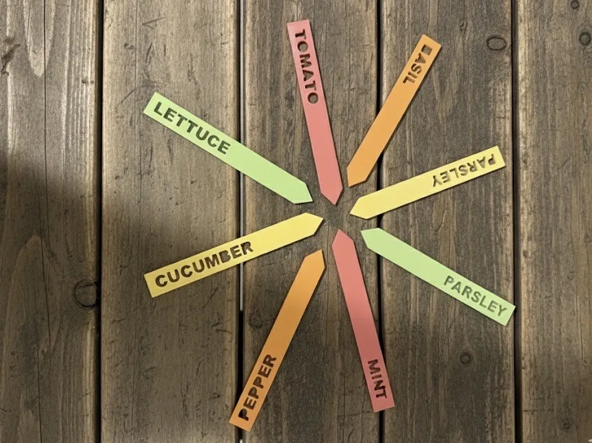 Plant Labels with Storage Box - Free 3D Print Model - MakerWorld