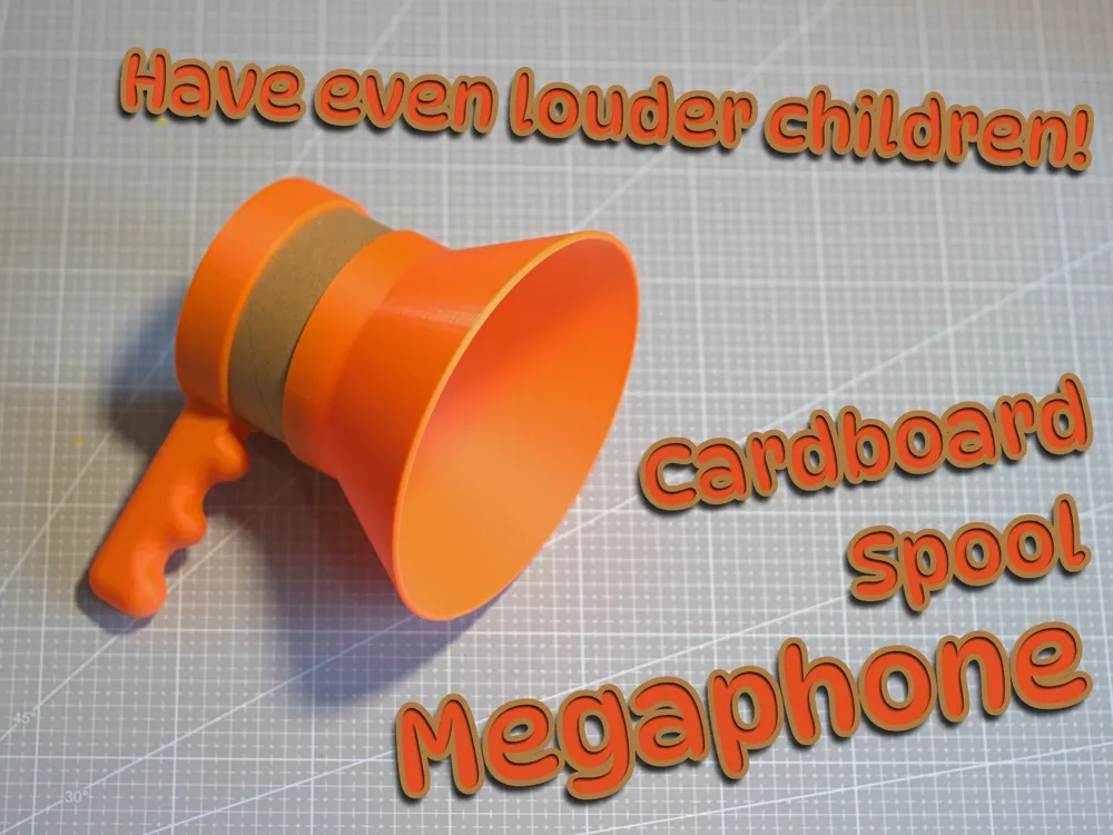 Cardboard Spool Megaphone – A Fun DIY Toy! by Renaar MakerWorld ...