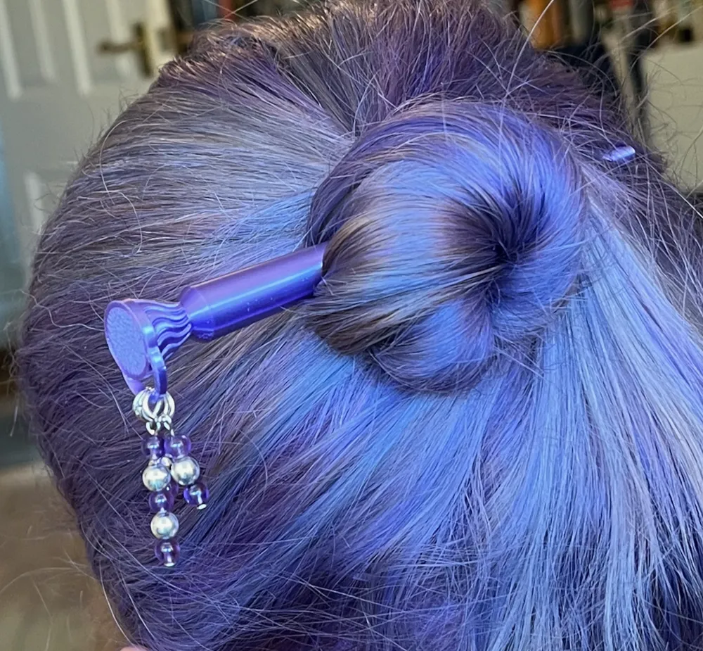 Simple Swirl Hair Stick - Free 3D Print Model - MakerWorld
