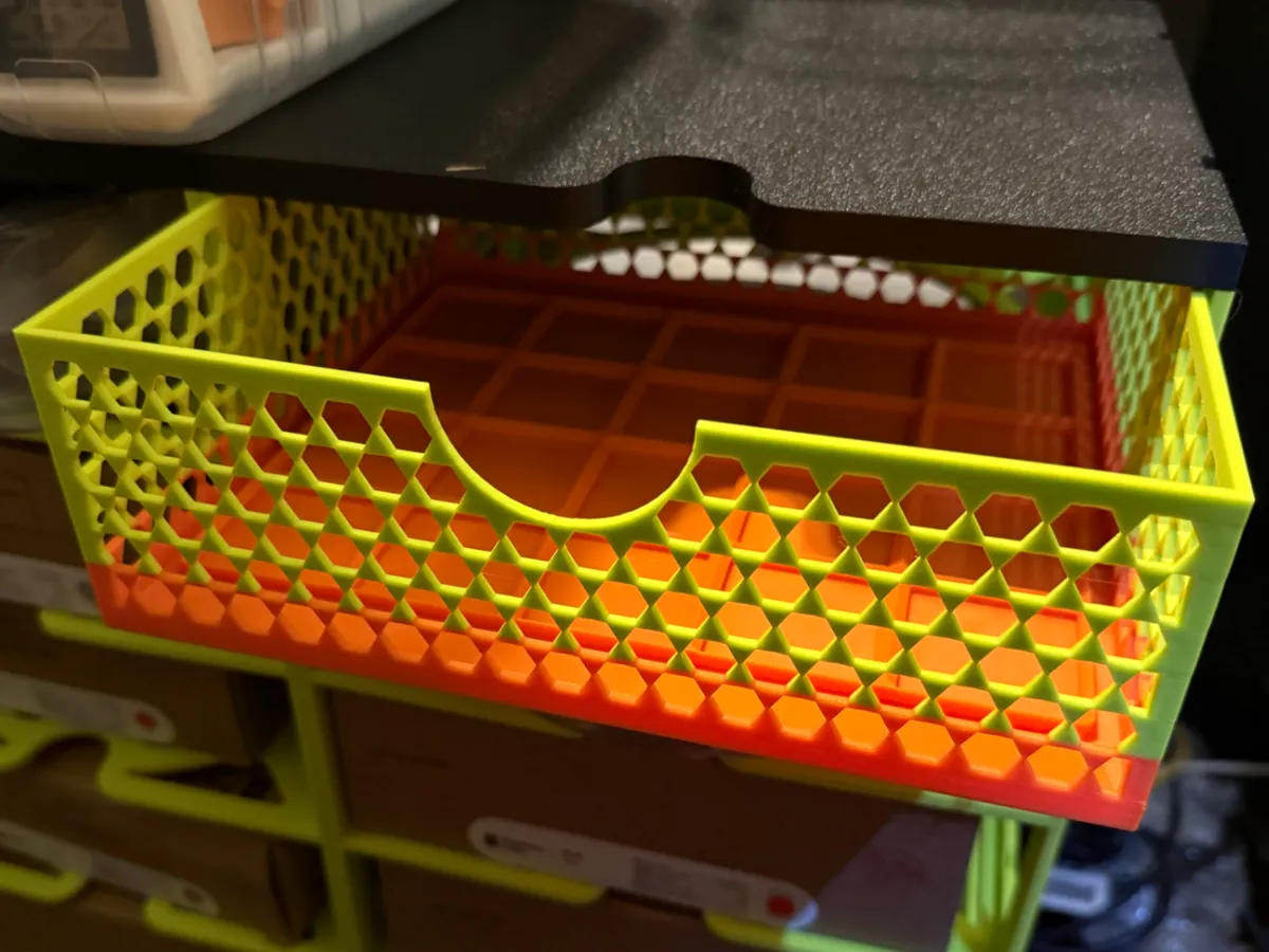 Filament Spool Rack - Gridfinity Drawer - Fixed - Free 3D Print Model ...